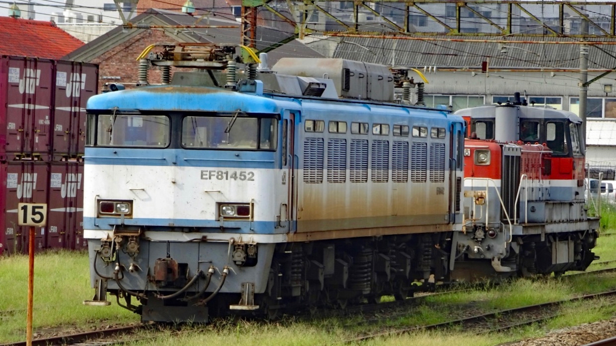 【鉄の一瞥 45】 JR九州鹿児島本線 大牟田駅 EF81 452 2016年8月 | コラム | 鉄道チャンネル