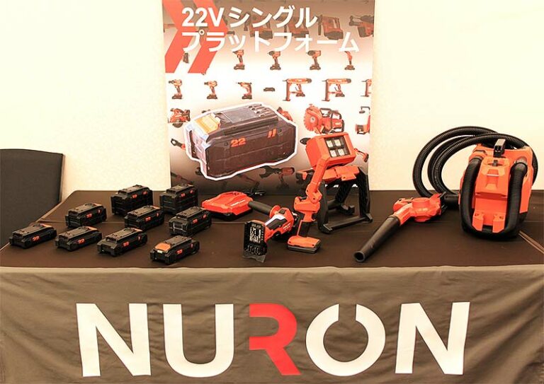 日本ヒルティ最新工具 NURON ニューロン 日本上陸！ 世界初の全製品22Vバッテリー駆動、クラウド連携で全工具をデジタル一元管理_センサに ...